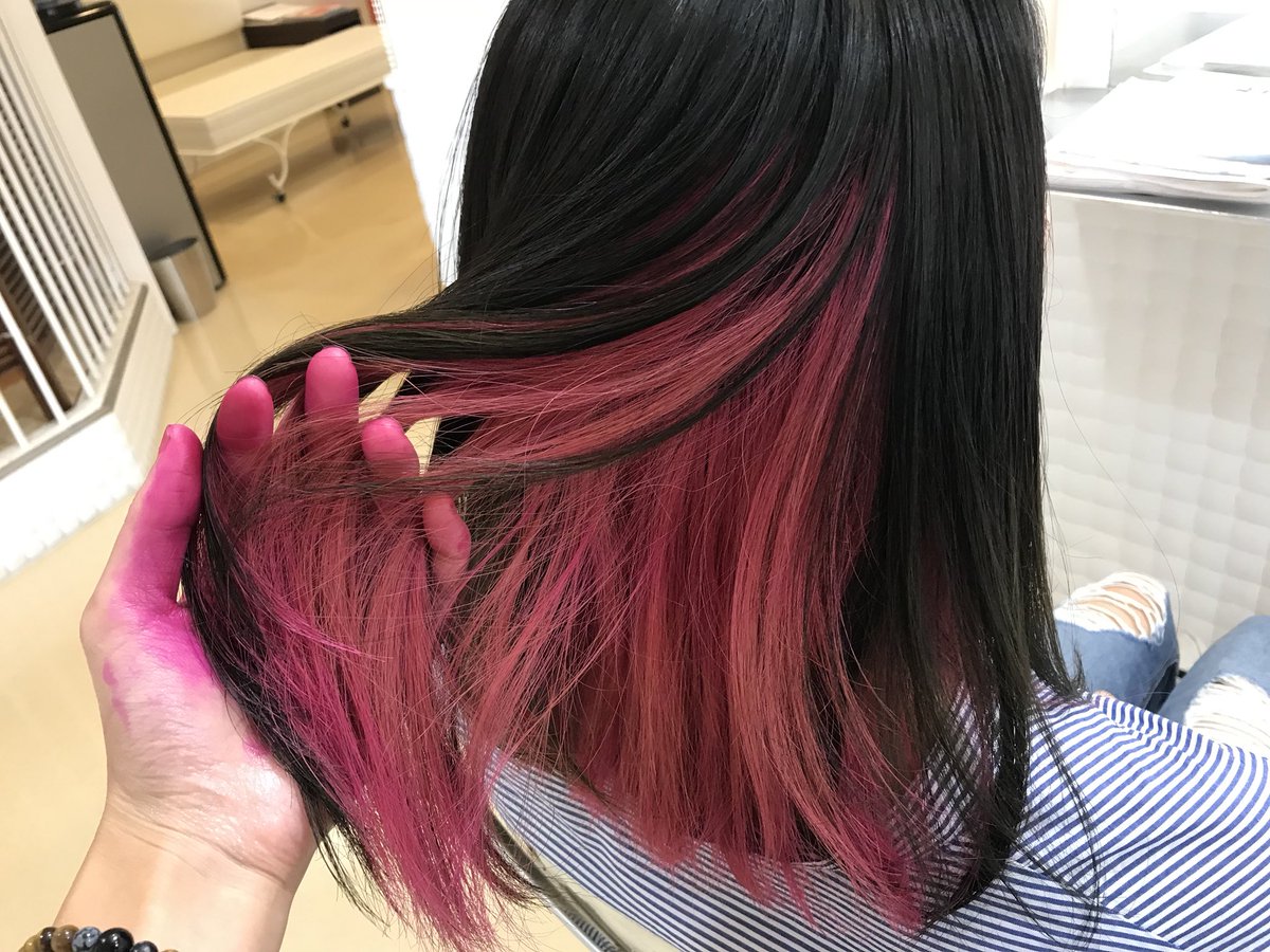 ヘアカラーするなら内側を染めるインナーカラーが可愛い！「インナーカラーはいいぞ」という人たちが多数集まる - Togetter [トゥギャッター]