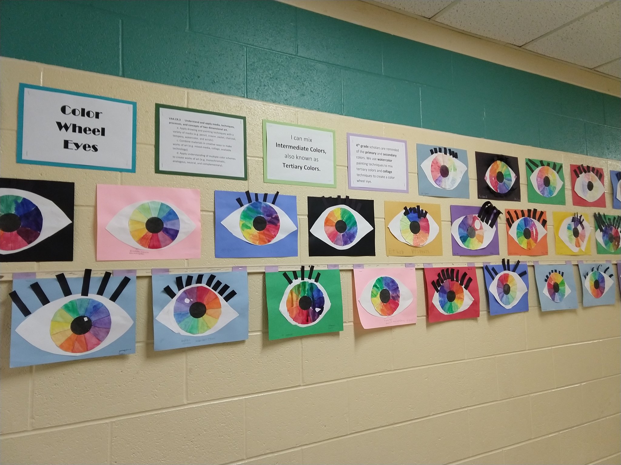Creative Color Wheels Eye