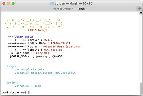 OWASP VBScan Project (@OWASP_VBScan) | Twitter OWASP VBScan Project (@OWASP_VBScan) | Twitter