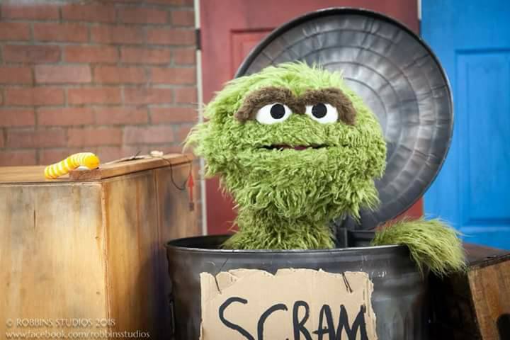 Sesame Street Trash Can