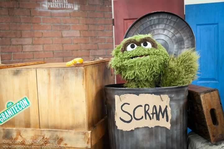 Sesame Street Trash Can