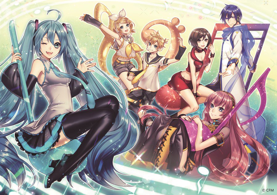 鈴ノ助/Suzunosuke on Twitter: "piapro×ムービック 2019年週めくりカレンダー表紙を描かせて頂きました。通常衣装久々に描くと改めて可愛いなって思う。＞RT ...