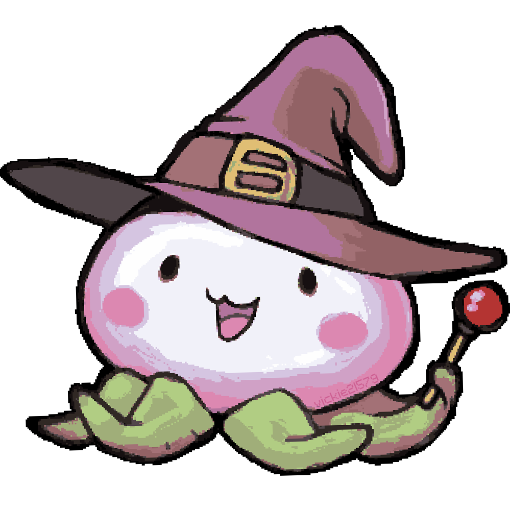 「I made a Witch #Pachimari sticker!!! 」|ビッキー🩹のイラスト