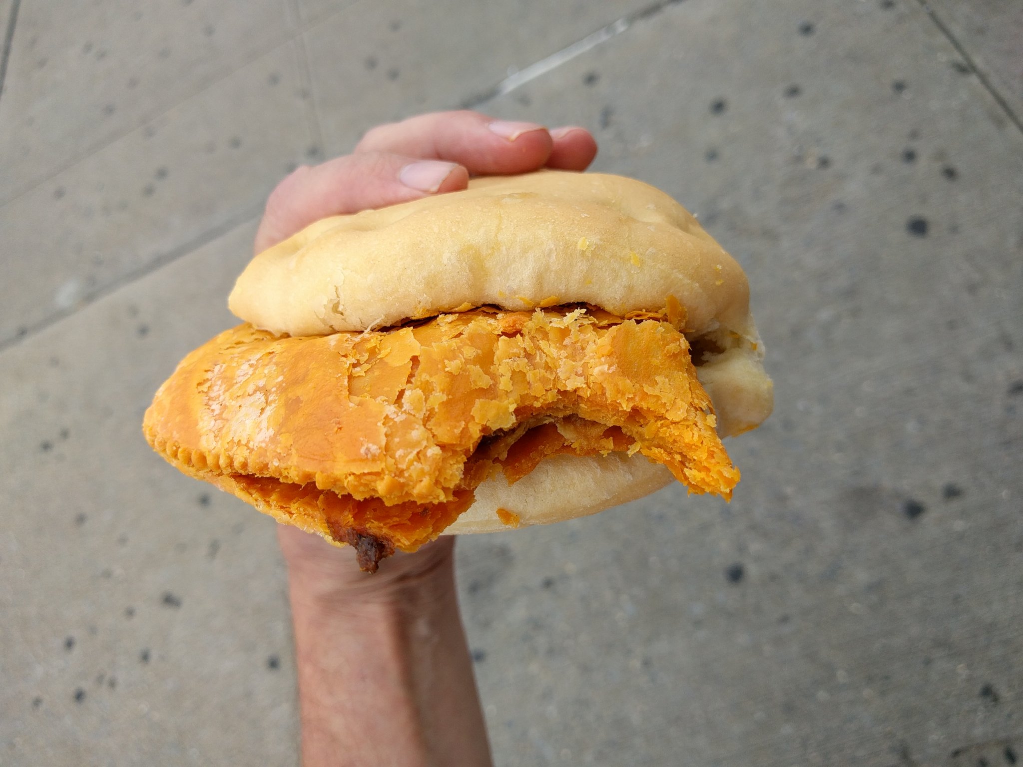Jamaican Patty And Coco Bread