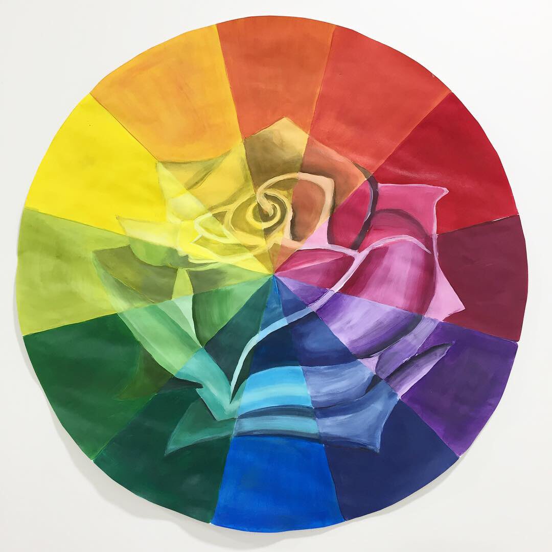 Creative Color Wheel Art Project