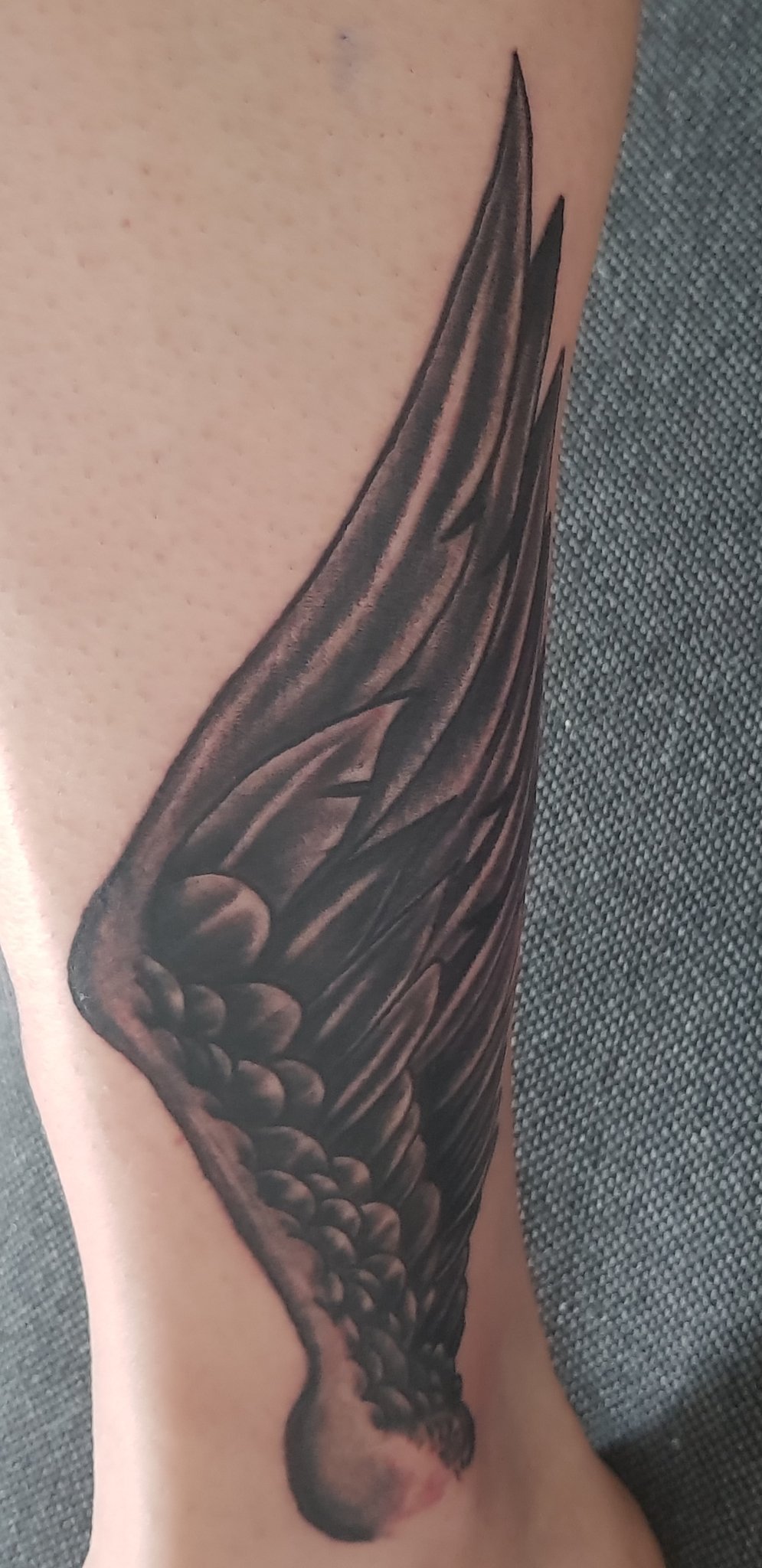 Leg Wing Tattoos Tattoo 1pc Hals Flügel Temporäre Tattoo Aufkleber