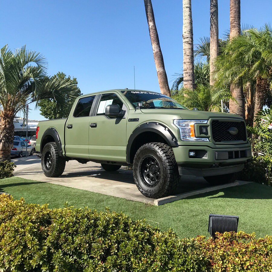 Ford Raptor Lifted Green