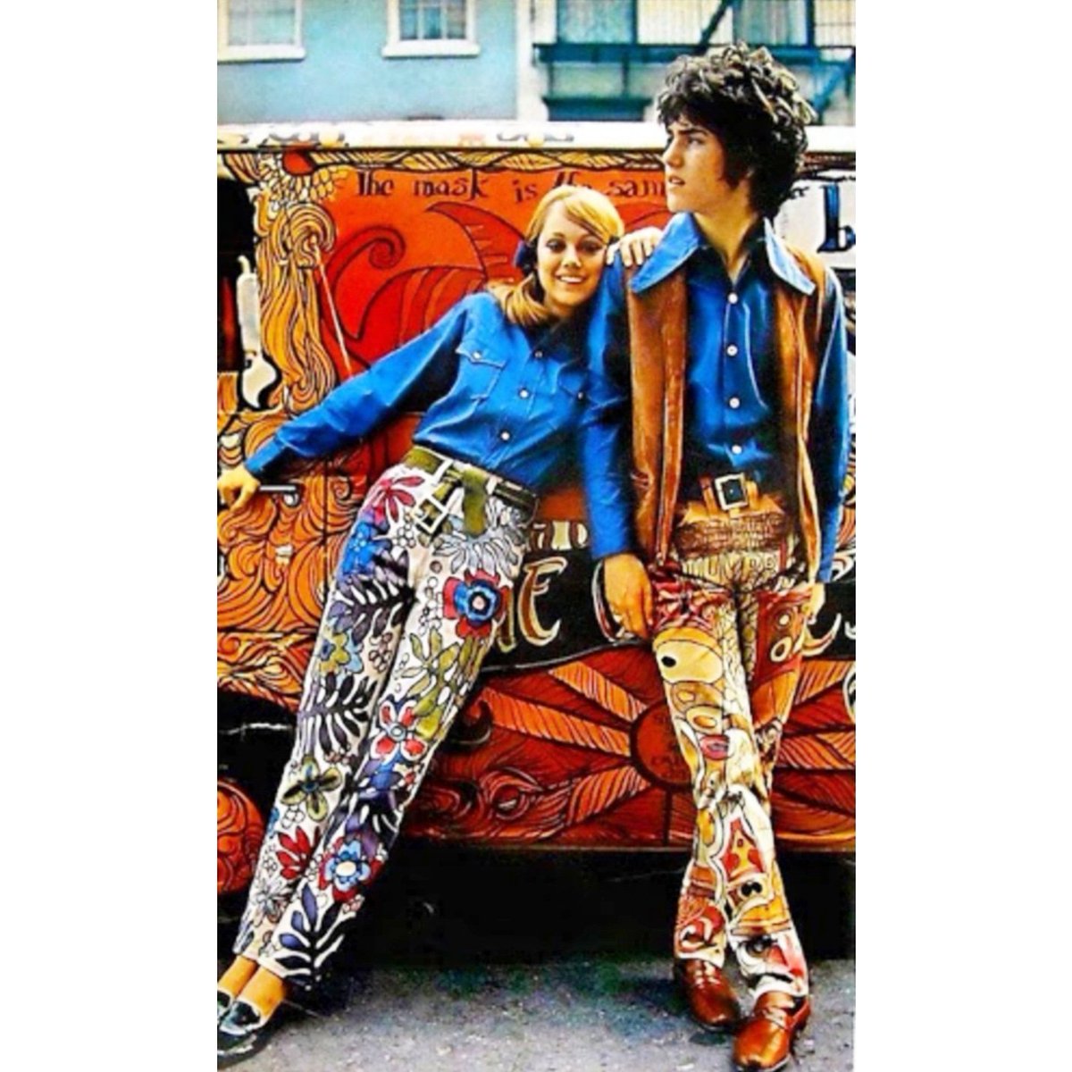 60s Fashion Flower Power