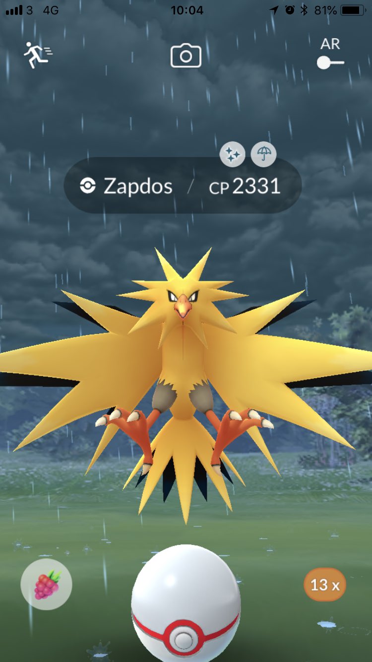 Shiny Zapdos Pokemon X