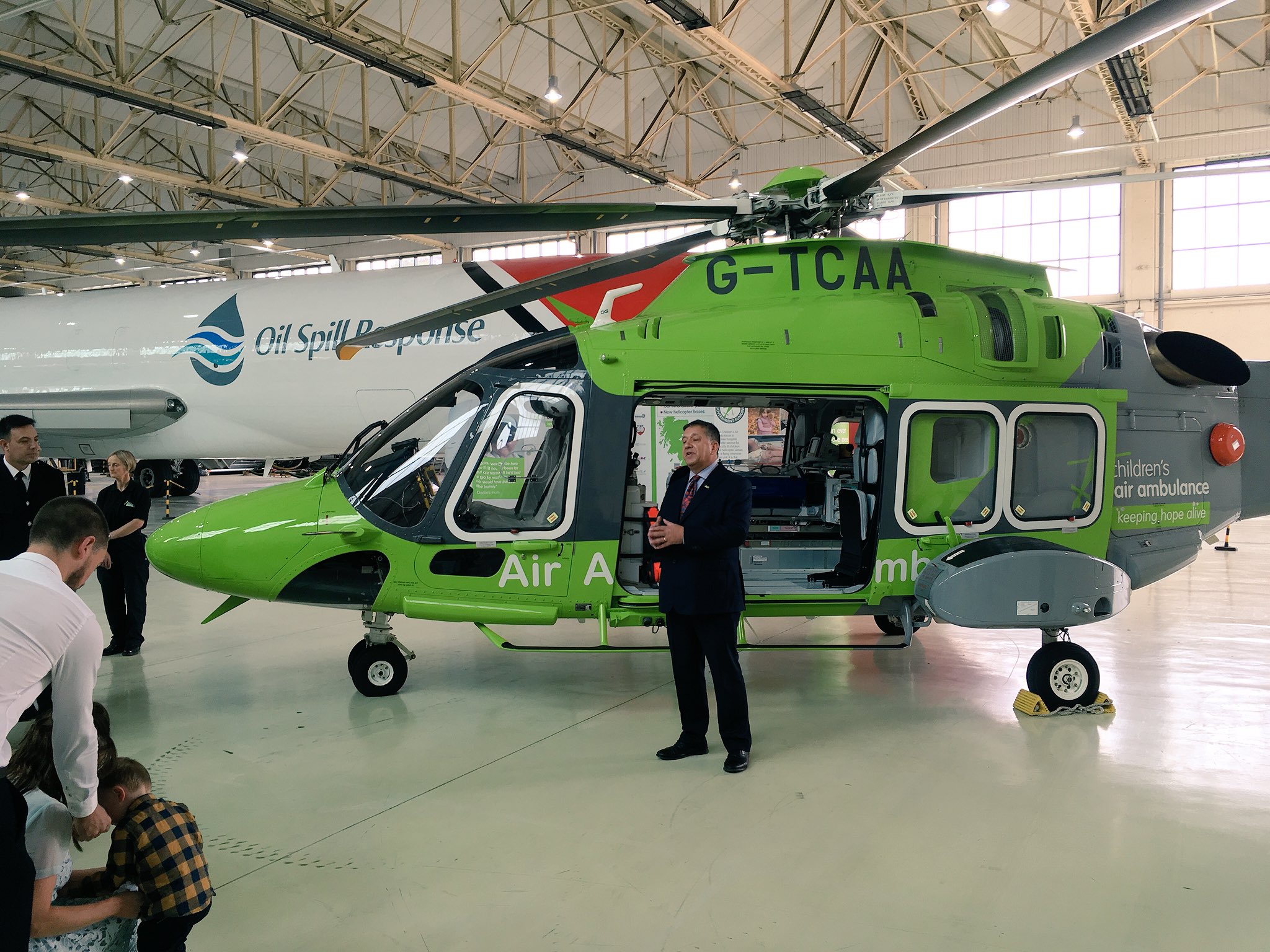 Lime Green Helicopter