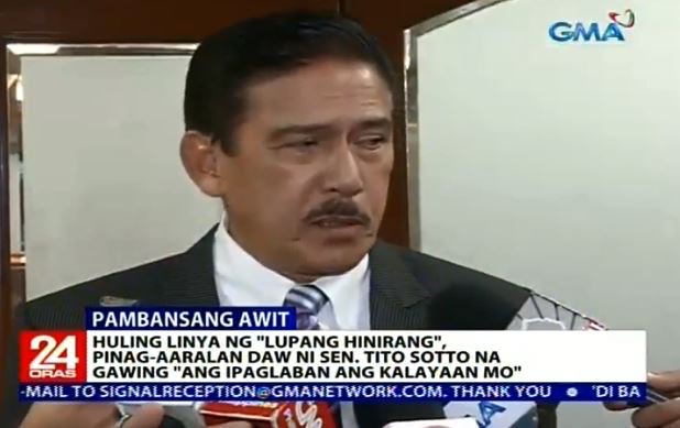 Pambansang Awit Lupang Hinirang