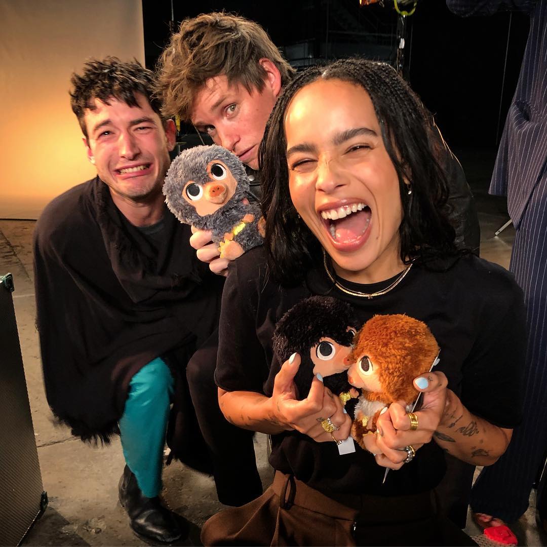 Ezra Miller Zoe Kravitz