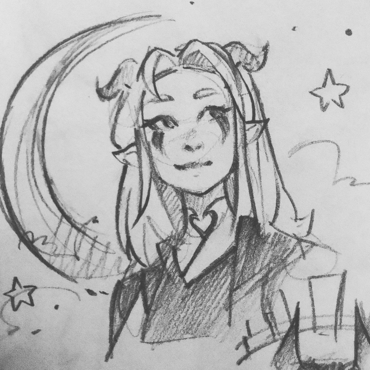 「Rayla sketch in between work ? #thedragonprince 」Elentori 💖💜💙の漫画