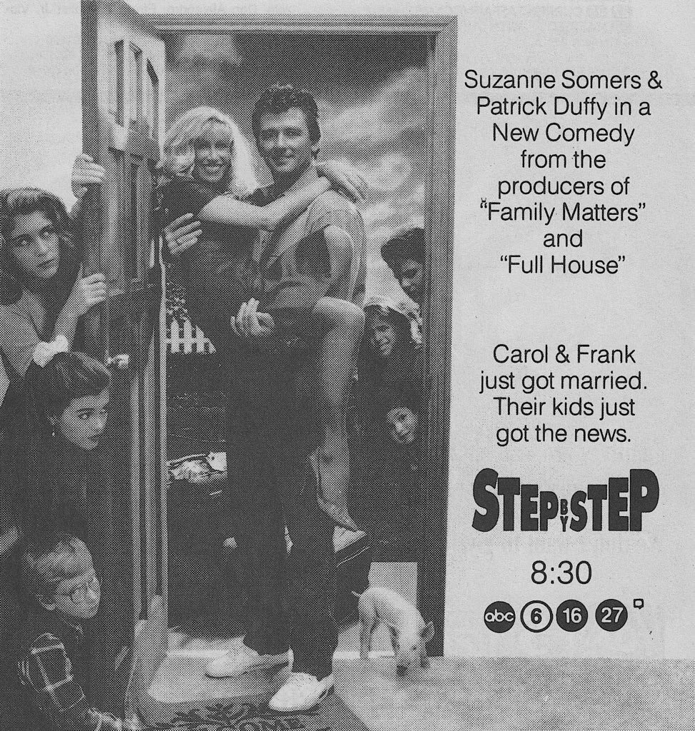RetroNewsNow on Twitter: "📺DEBUT: 'Step By Step' starring Patrick Duffy & Suzanne Somers ...