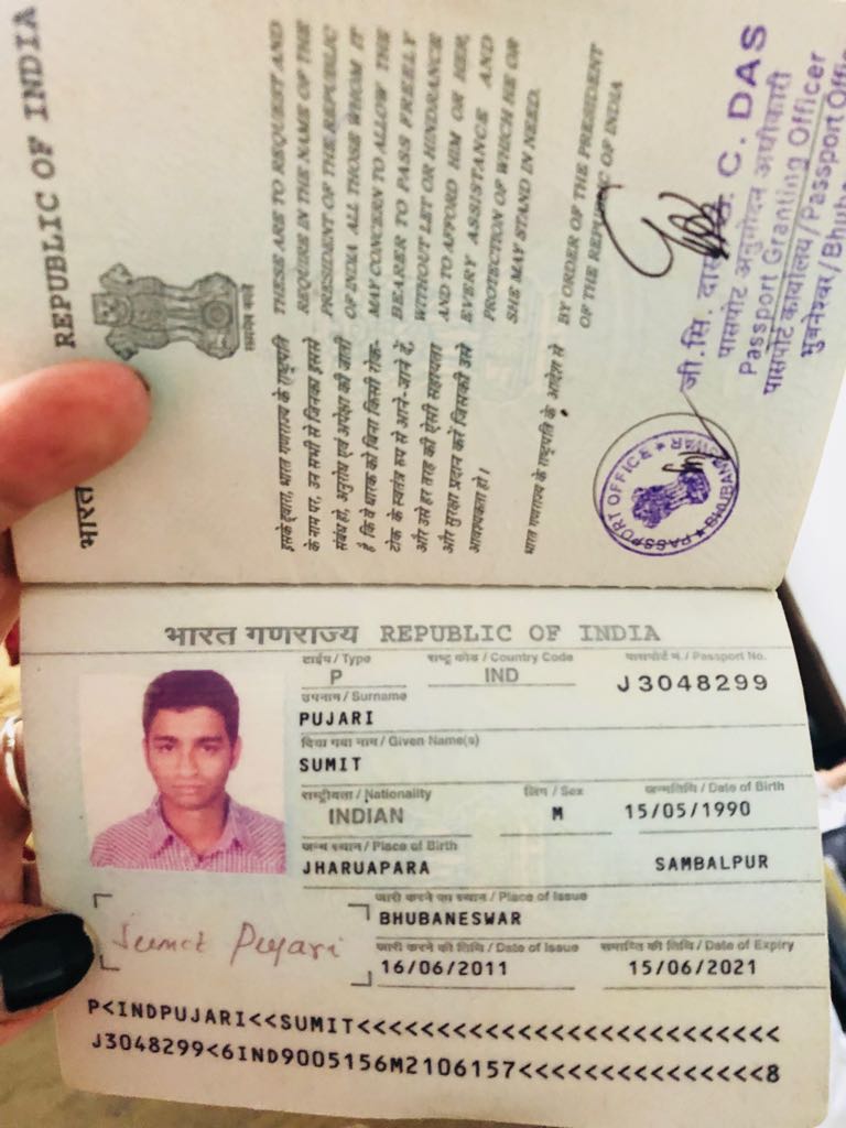 Rahul Agarwal on Twitter: "Here is his passport copy. He is currently staying in Delhi. Hoping ...