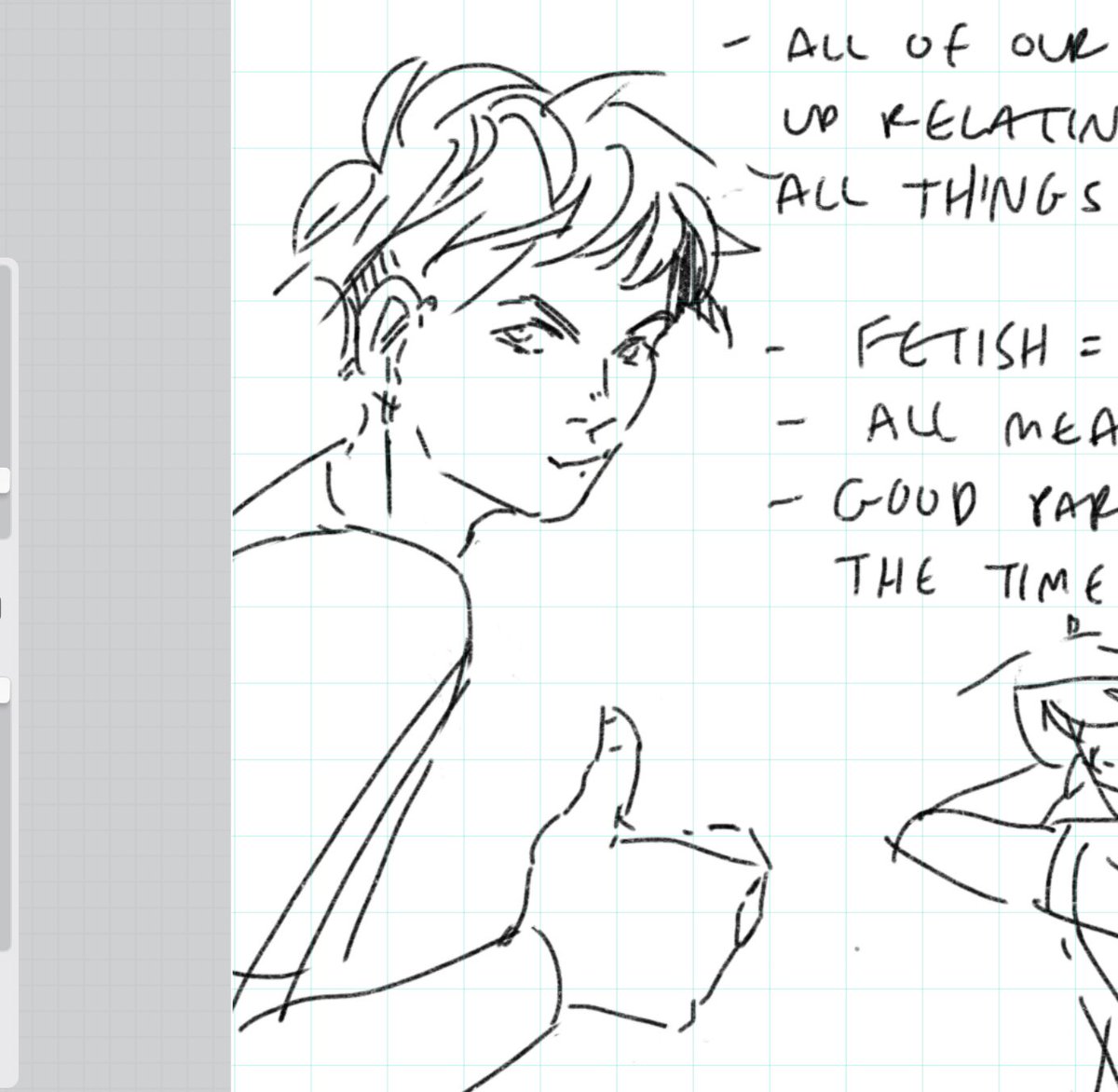 「I like to draw live reaction pics to lectures so if my prof 」lexinの漫画