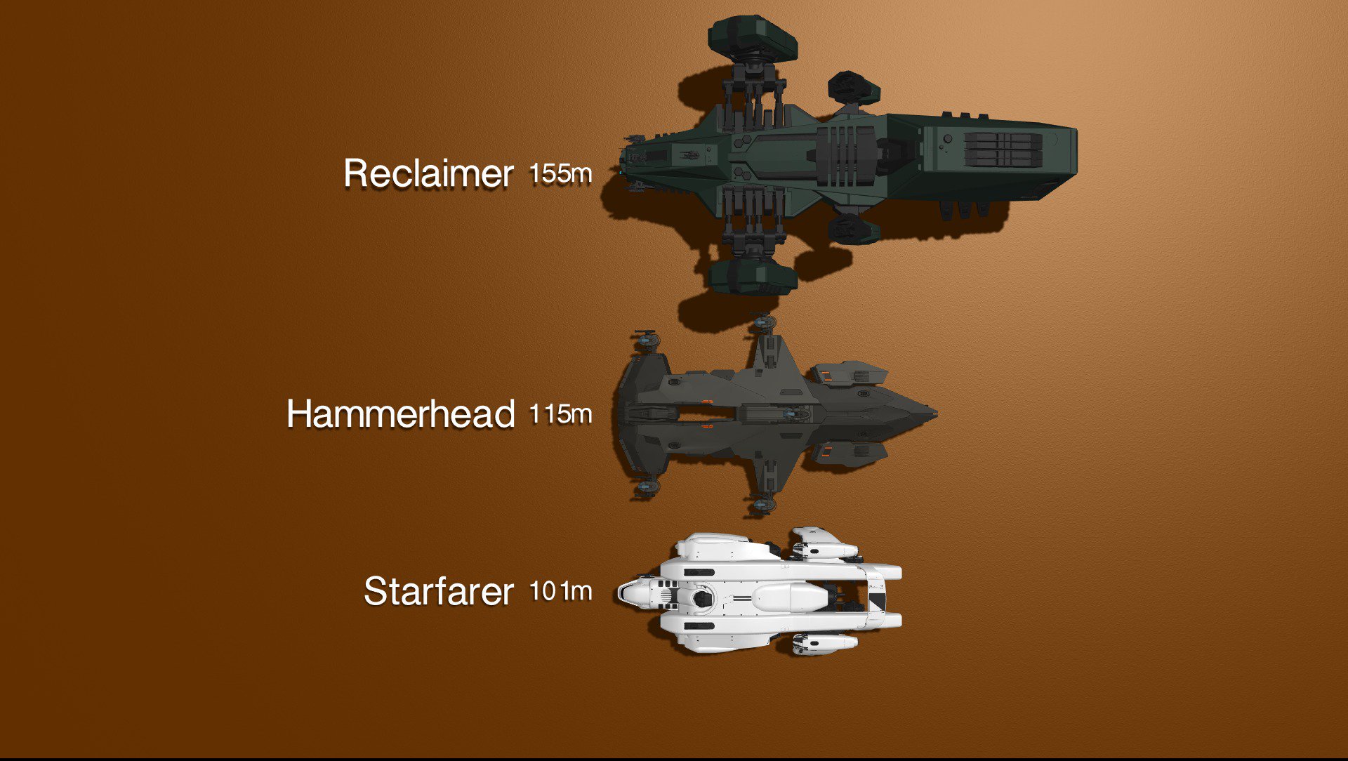 Reclaimer Star Citizen Ship Size Comparison