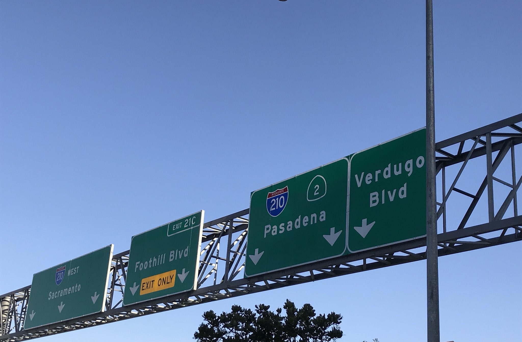 210 Freeway Symbol
