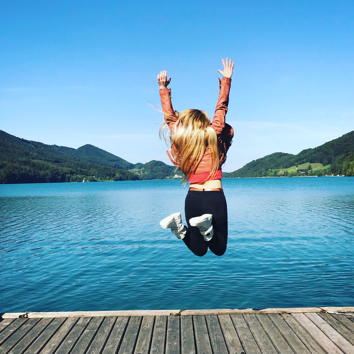 Person Jumping Up And Down