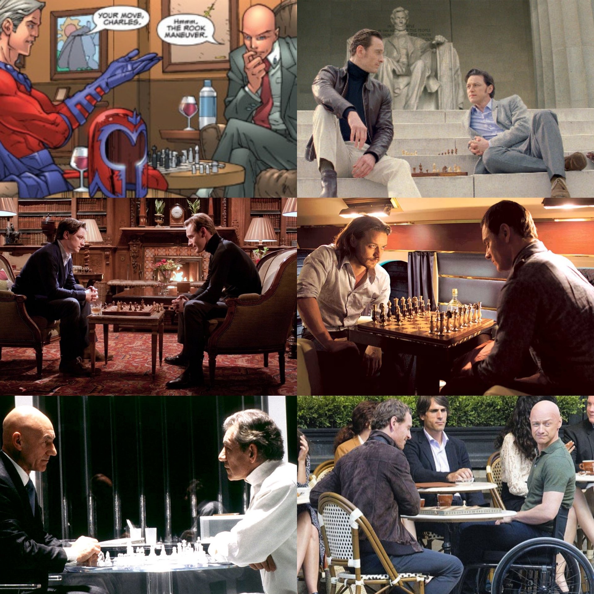 Professor X And Magneto Chess
