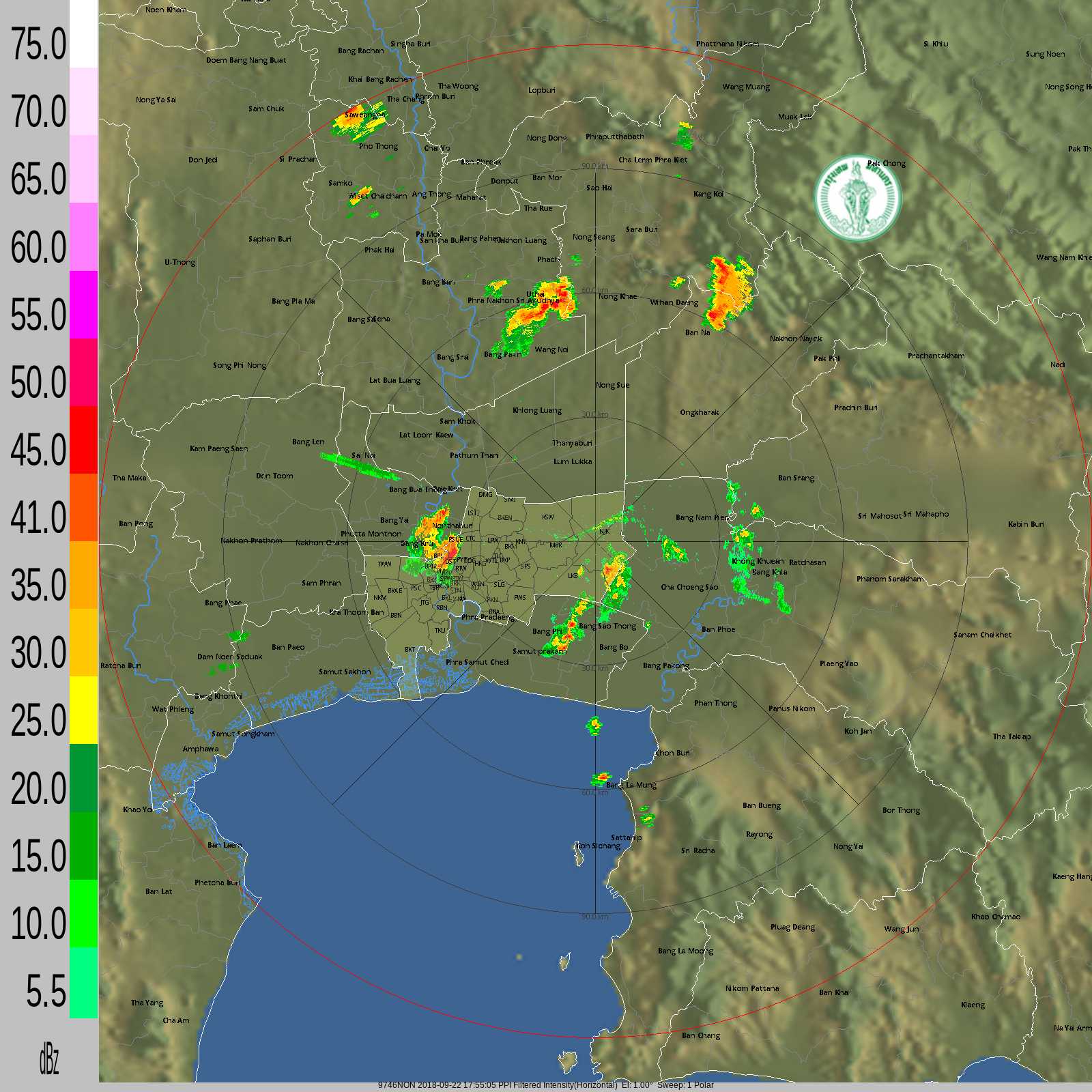 JS100 on Twitter: "18.00 น. ฝนตก เขตบางซื่อ บางพลัด ดุสิต บางกอกน้อย ตลิ่งชัน จังหวัดนนทบุรี ...