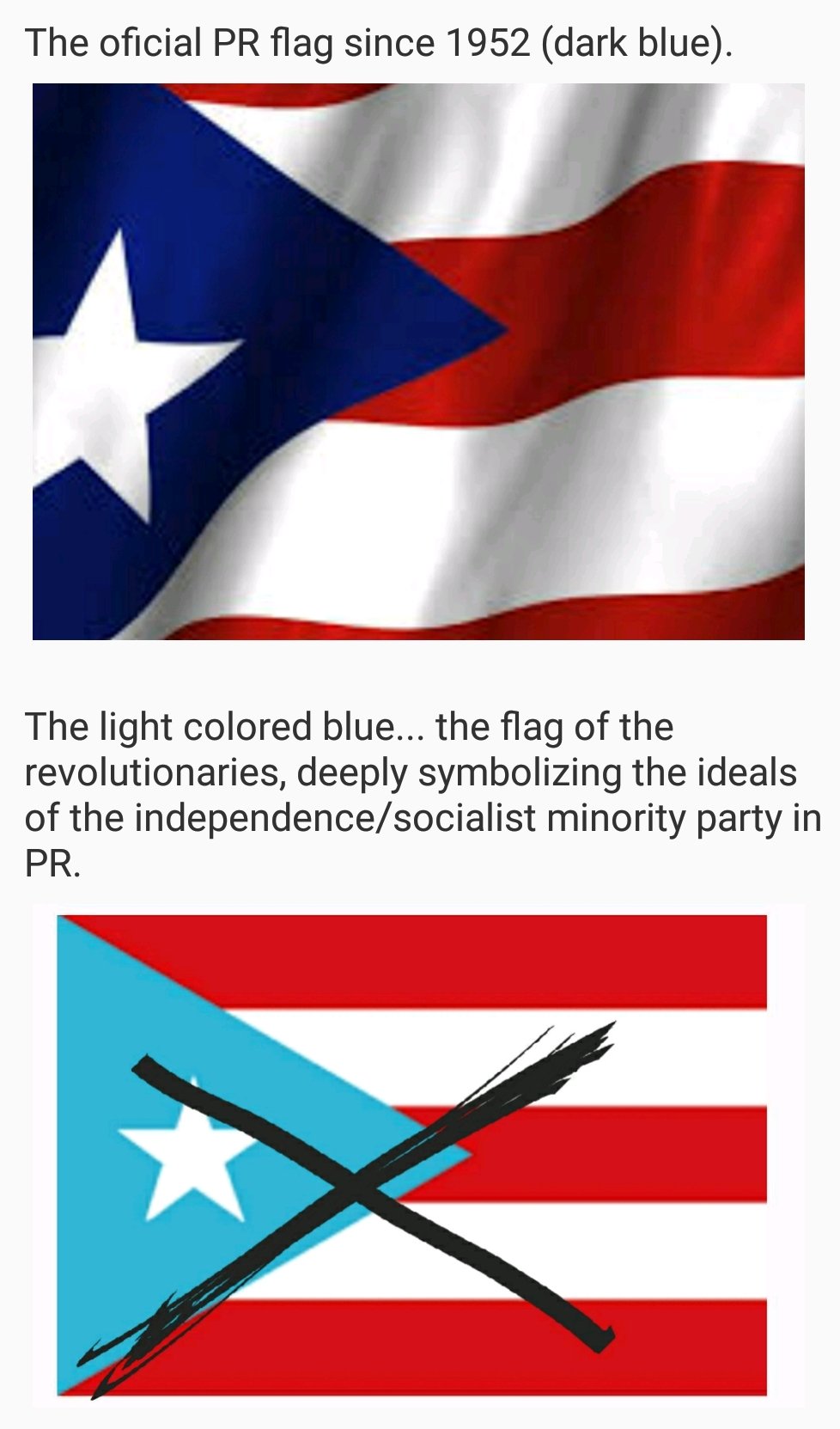 Puerto Rico Flag Without Color