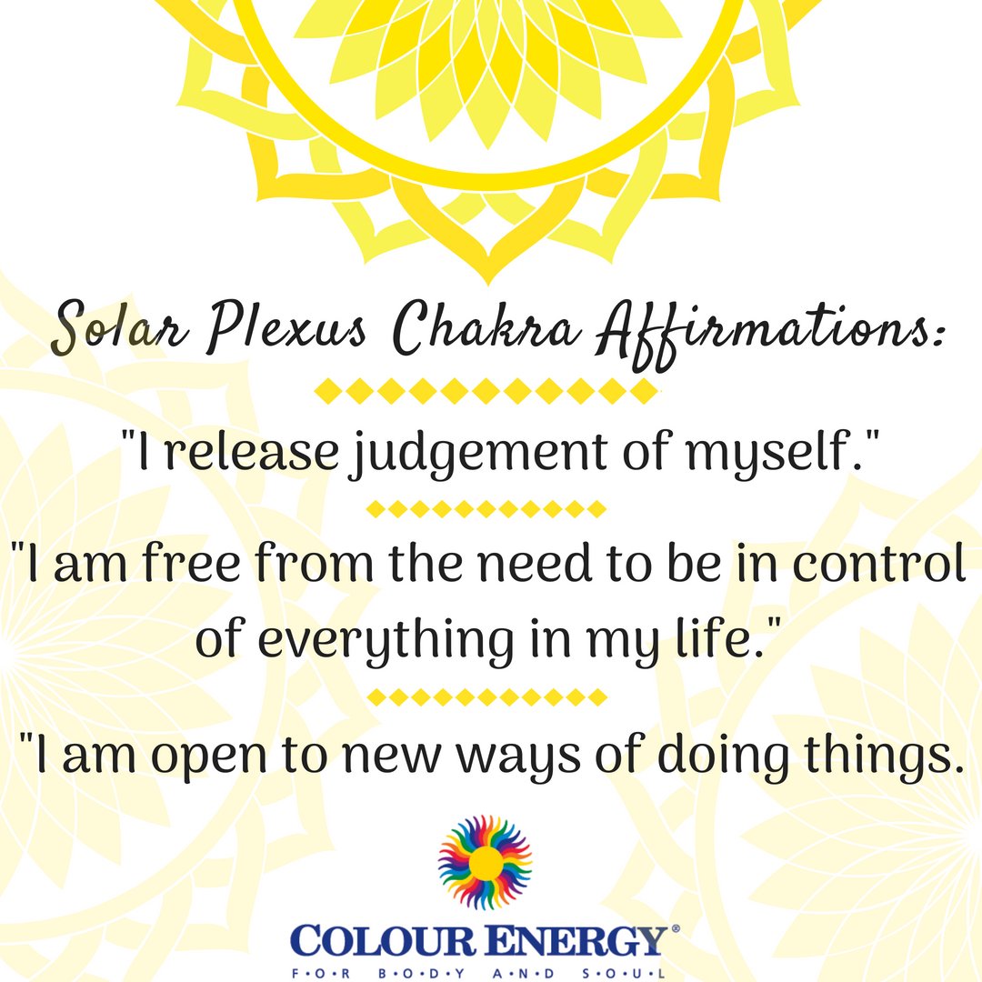 Solar Plexus Chakra Affirmation
