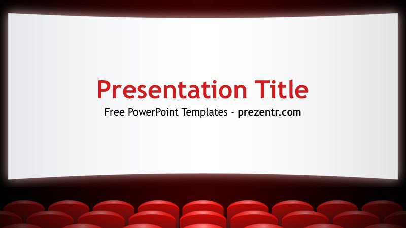Movie Theater Background Powerpoint