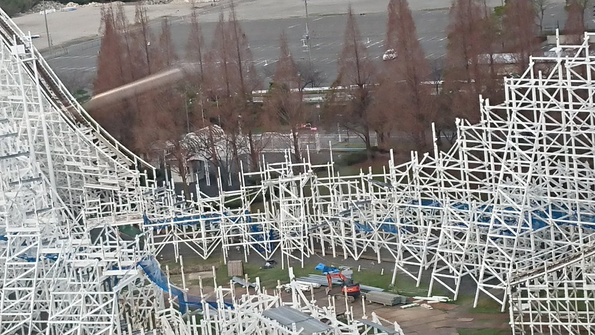 RMC White Cyclone Update (White Whale) : r/rollercoasters
