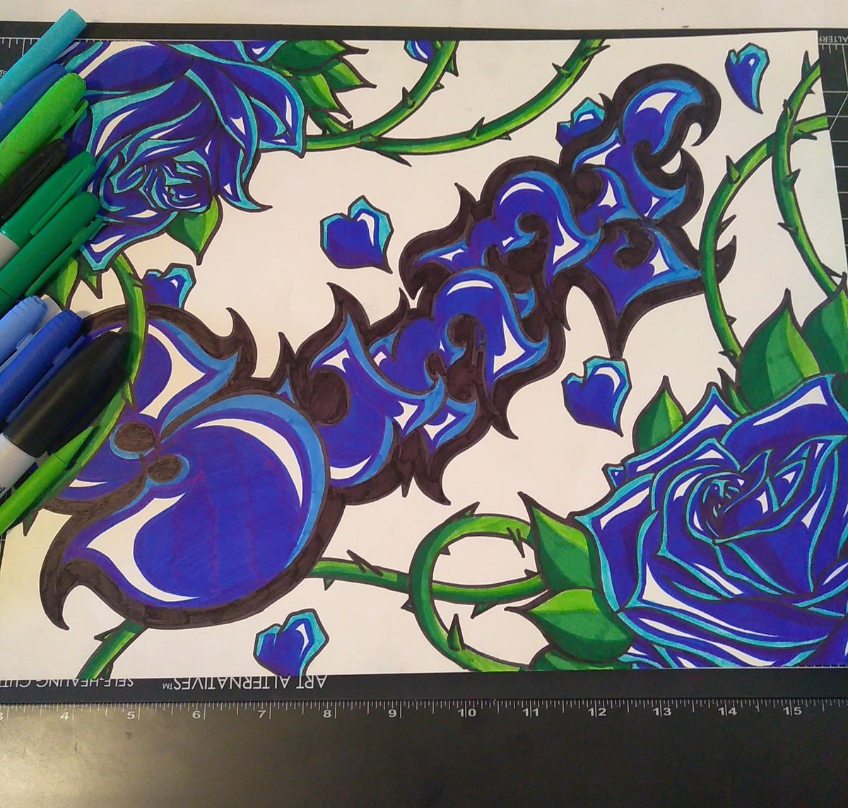Graffiti Drawings Of Roses