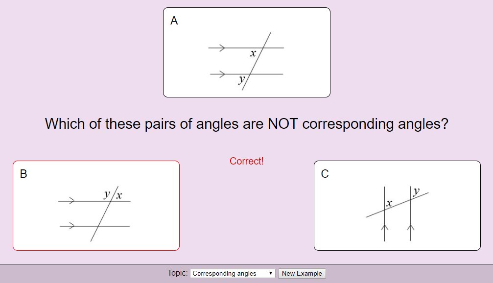 Corresponding Angles Examples