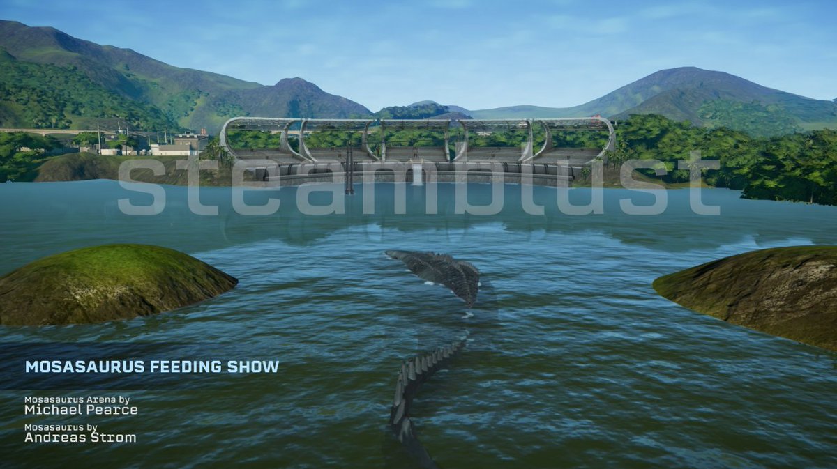 Jurassic World Mosasaur Feeding Show