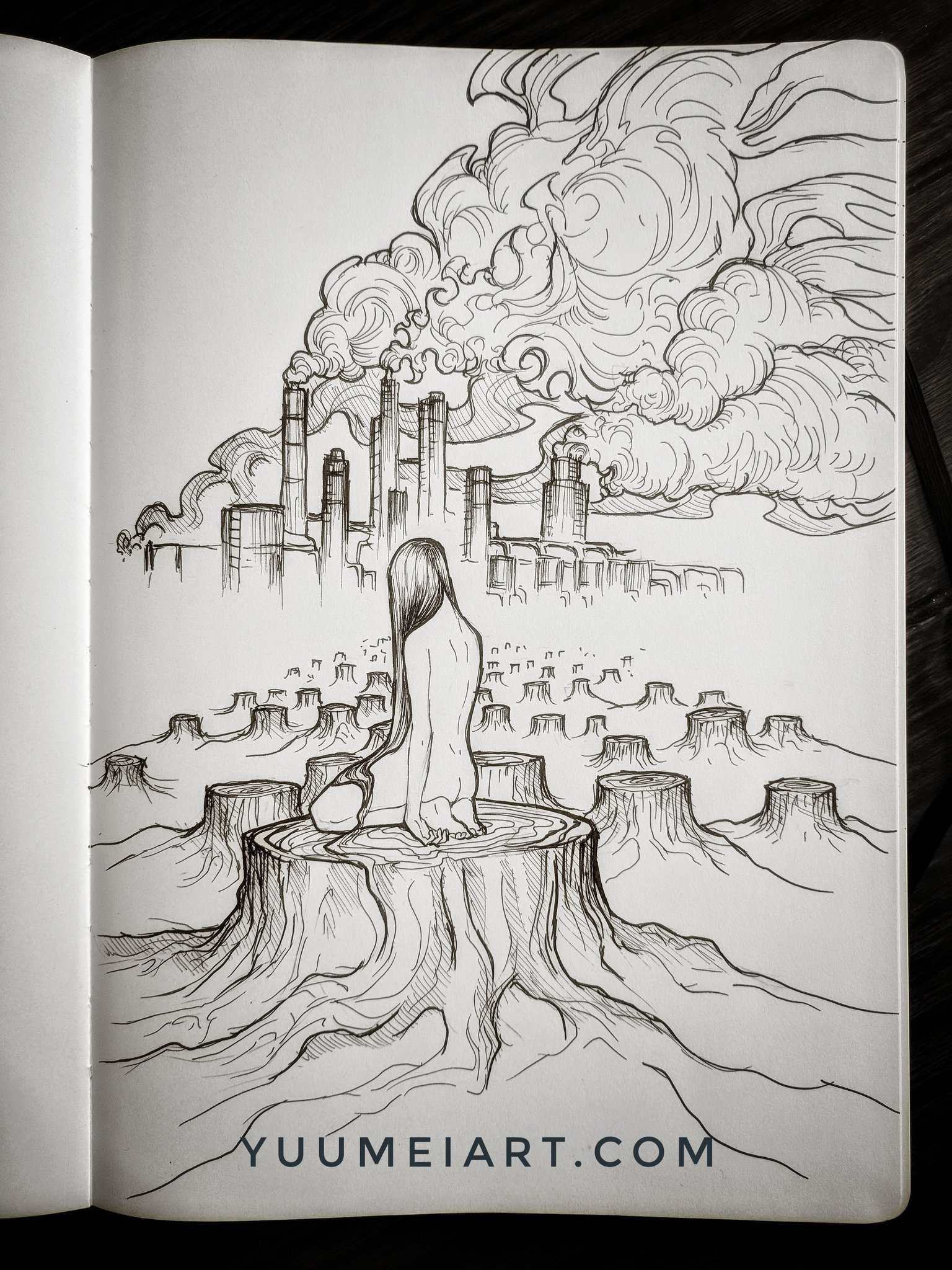 Deforestation Drawing