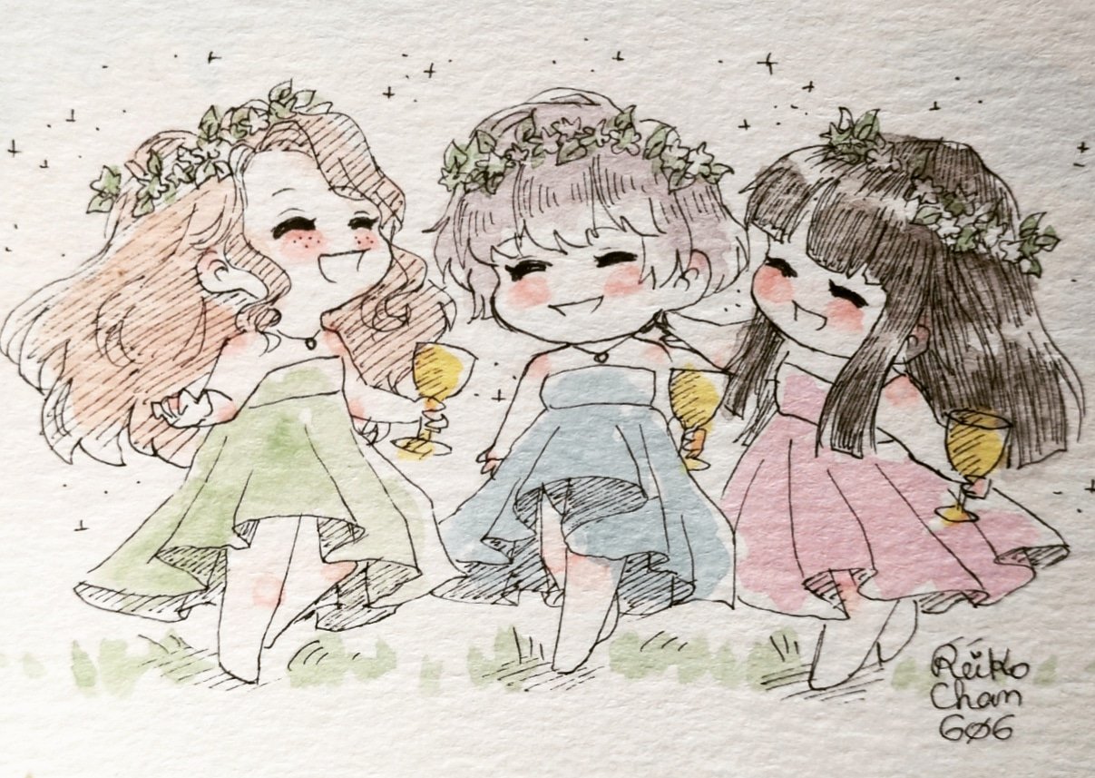 Chibi Friends Drawing