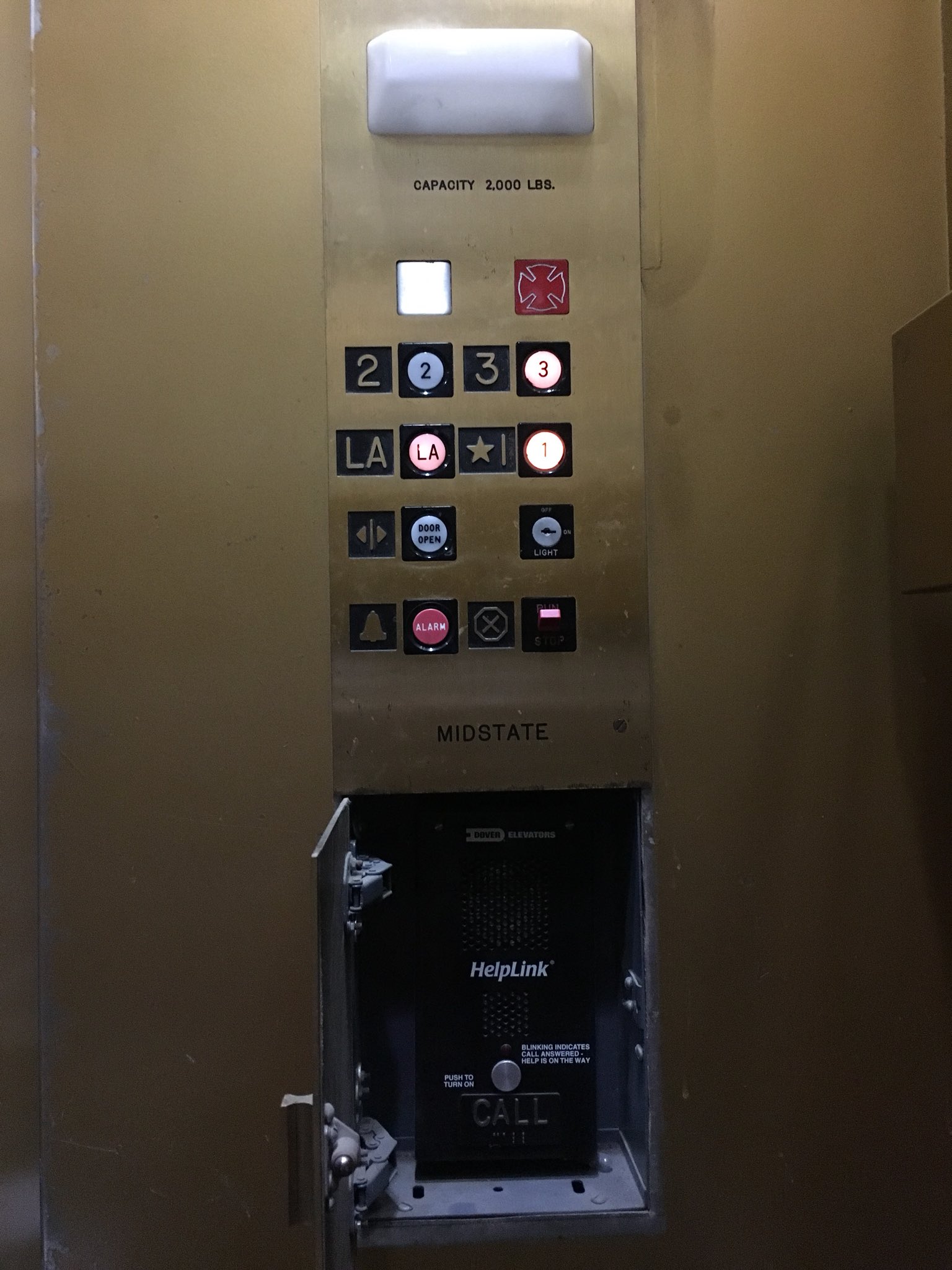 Dover Elevator Buttons