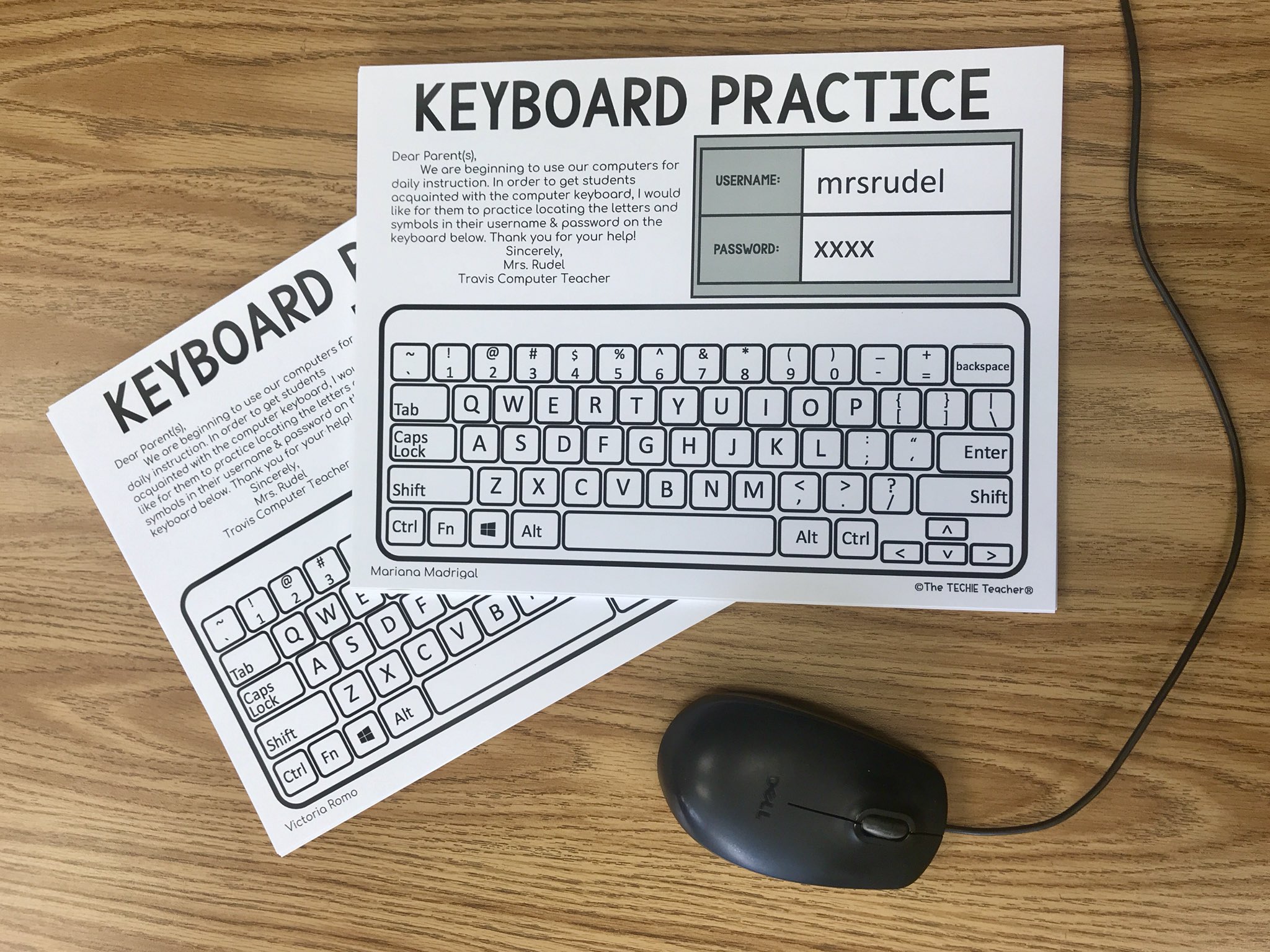 Keyboard Practice Printables Typing Practice Cards 64 | PDF | Nature
