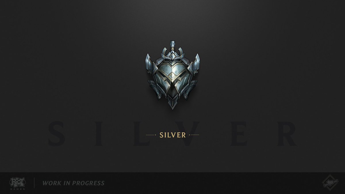 Silver Logo League Of Legends