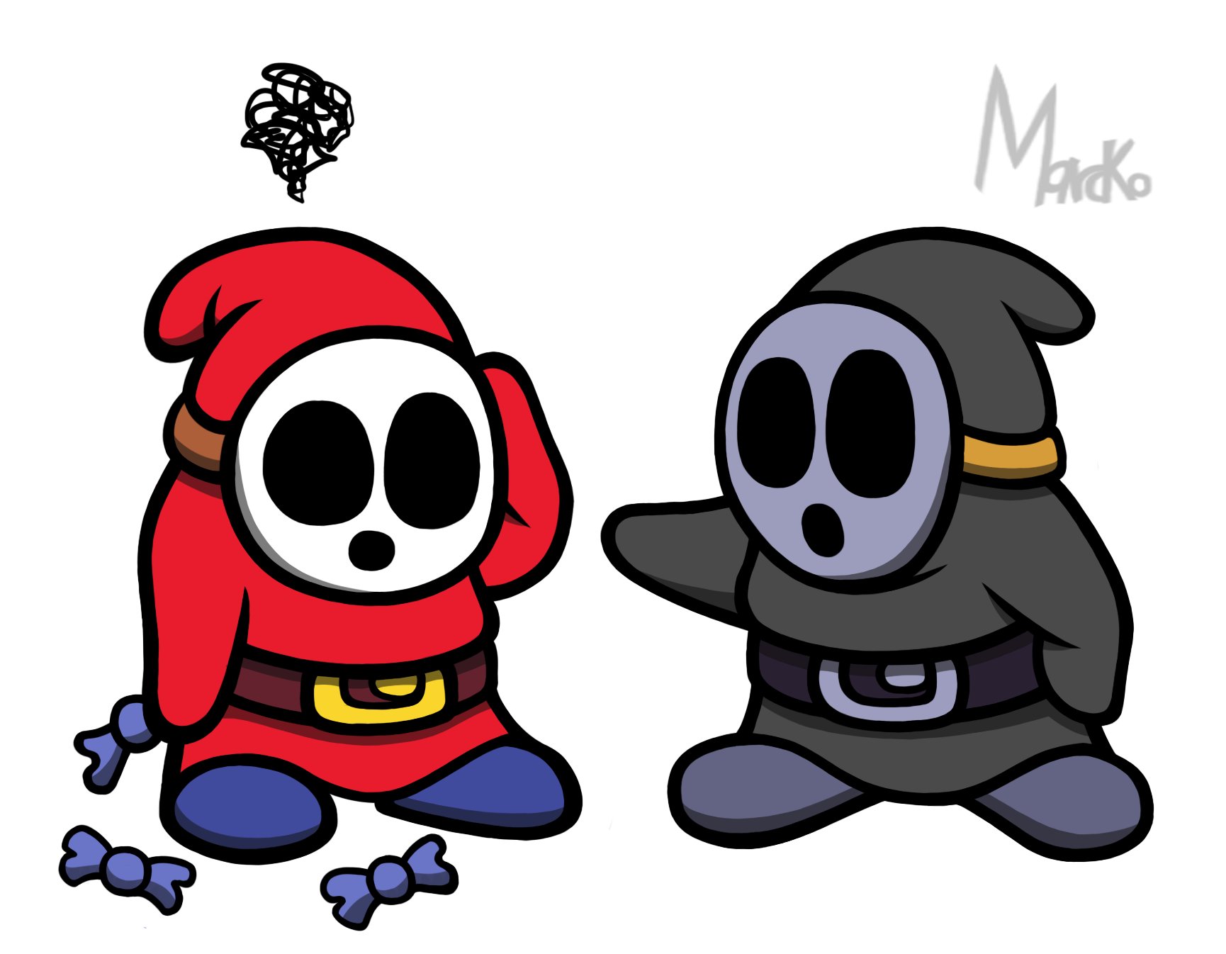 Paper Shy Guy
