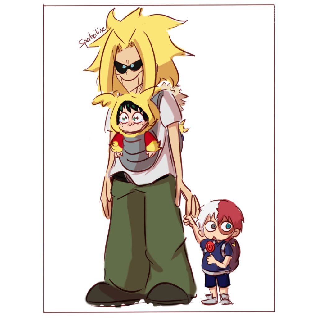 「DAD MIGHT!! #BokuNoHeroAcademia 」Spatzilineの漫画