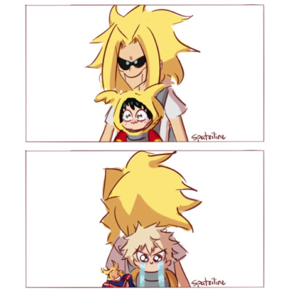 「DAD MIGHT!! #BokuNoHeroAcademia 」Spatzilineの漫画