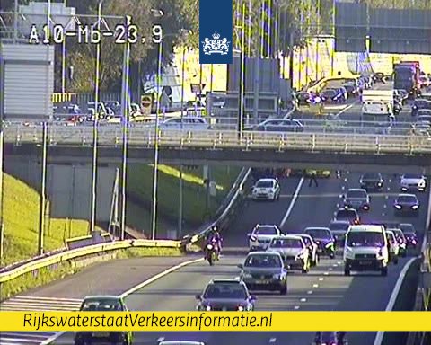Rijkswaterstaat Verkeersinformatie on Twitter: "Wederom een ongeluk op de #A10 richting ...