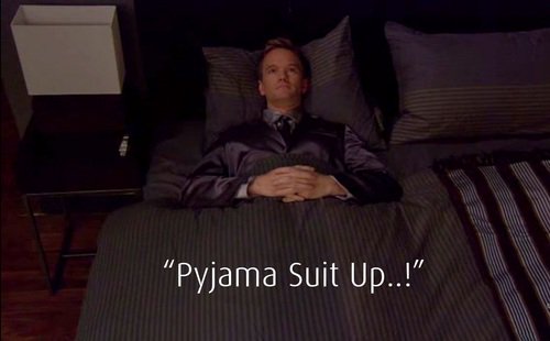Barney Stinson Suit Pajamas