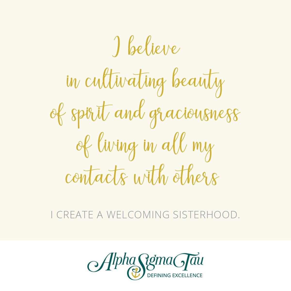 Alpha Sigma Alpha Creed