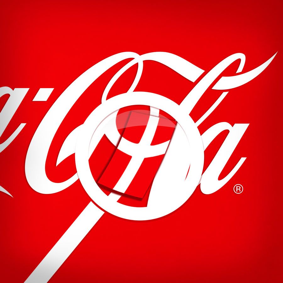 Coca cola flag