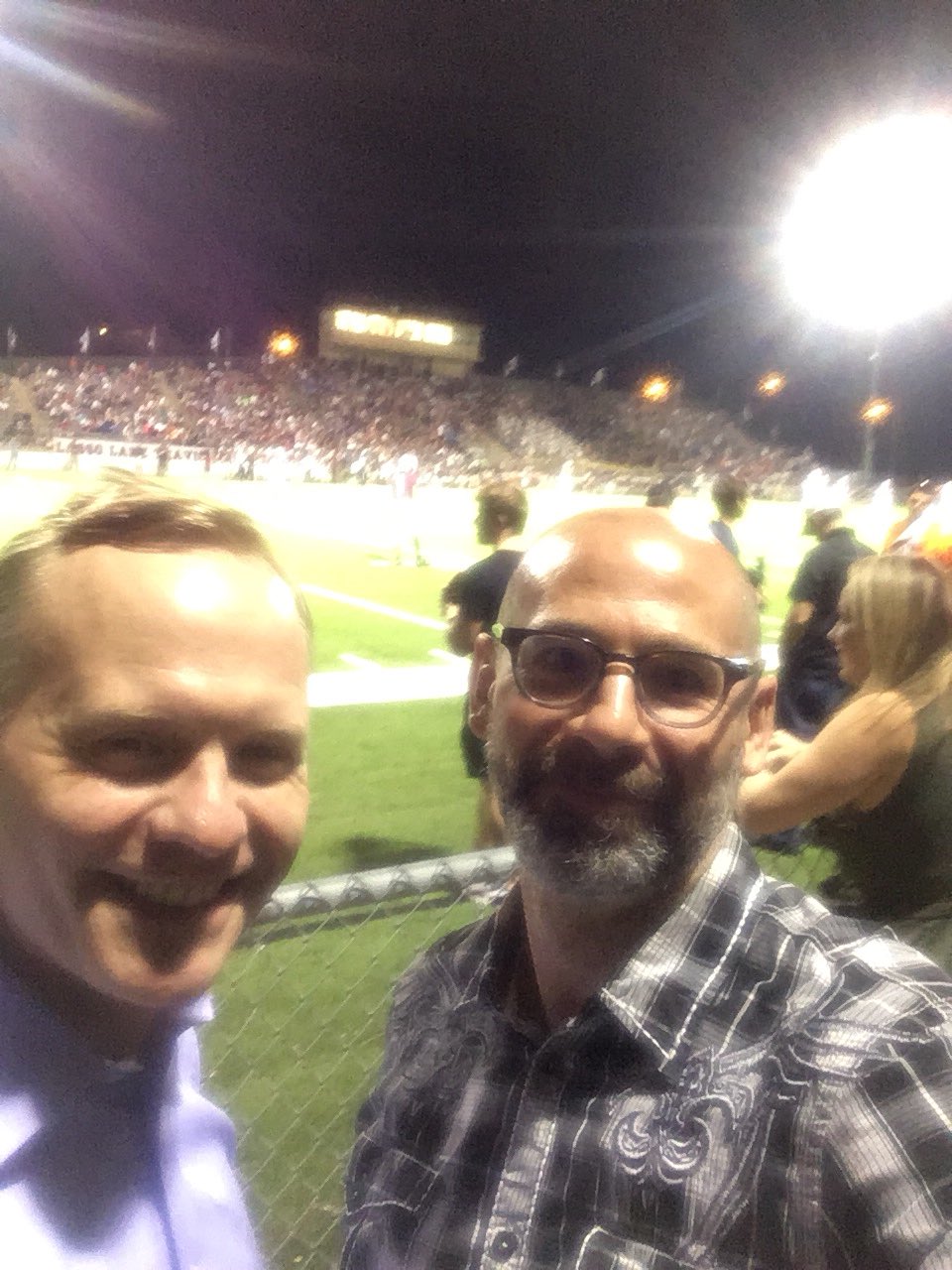 David Plotz on Twitter: "Me and @jdickerson doing a little Friday Night Lights action in Austin ...