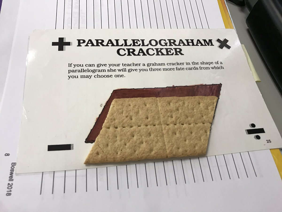 Parallelogram Shaped Food