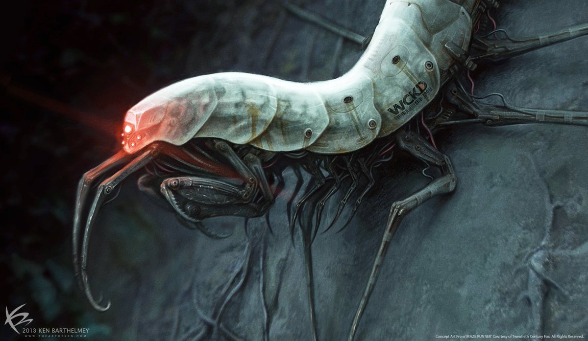 The Maze Runner Griever Concept Art