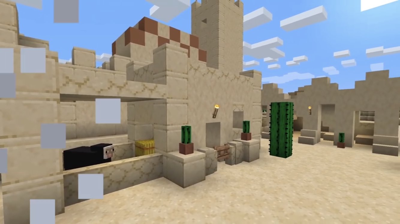 Sandstone Wall Minecraft