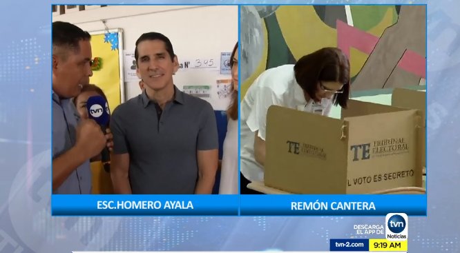 Candidato llega a la escuela Homero Ayala en Juan Díaz. Envía mensaje a ...