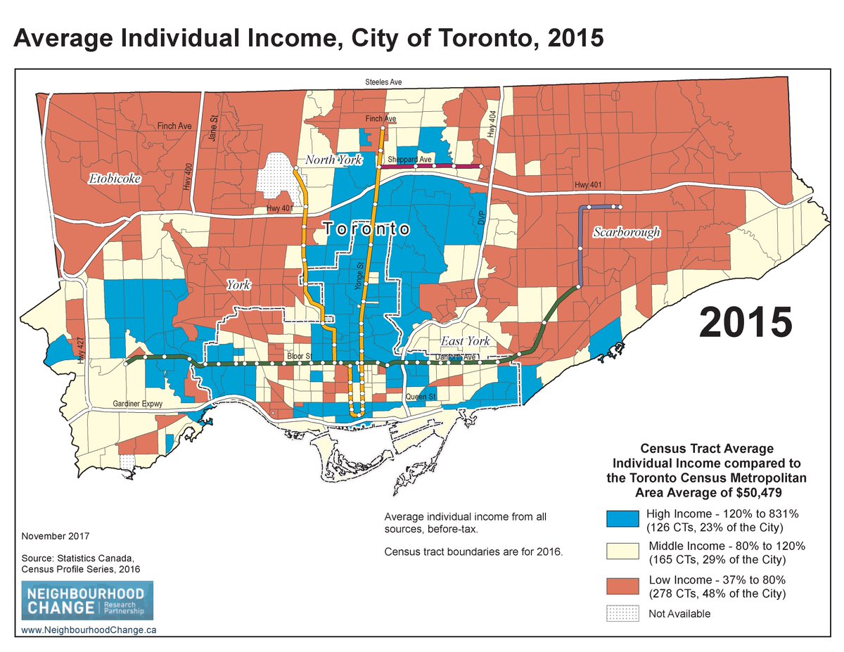 Toronto Neighborhoods Map